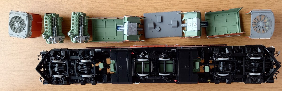 Yahoo!オークション - OJ アオシマ DD51キット完成品 北斗星ベース