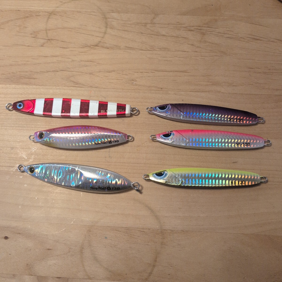 Yahoo!オークション - タチウオ用メタルジグ120g〜130g 6本 東京湾な...