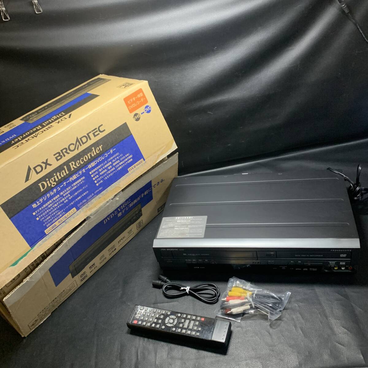 Yahoo!オークション - DX BROADTEC DXR160V ビデオ一体型DVDレコーダー...