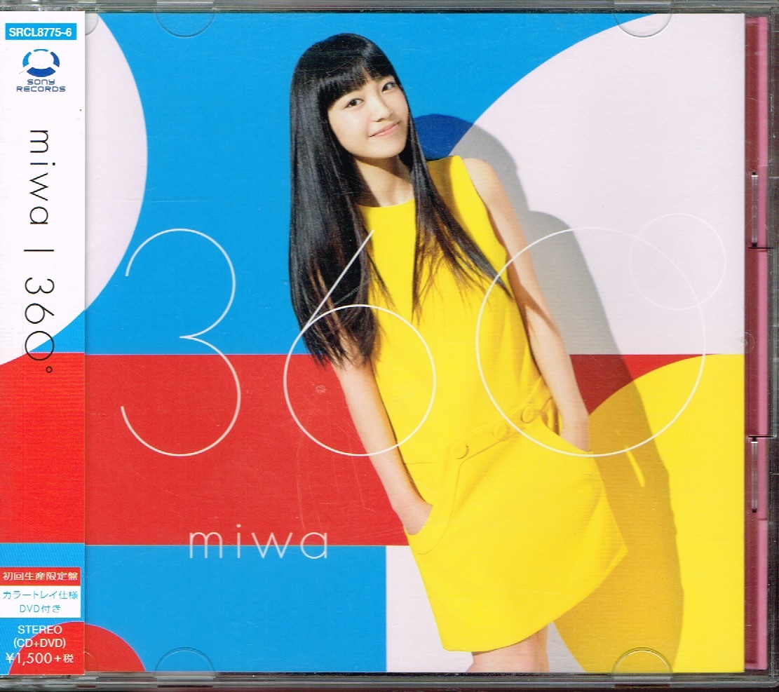 Yahoo!オークション - miwa【360°】初回限定盤・DVD付 CD