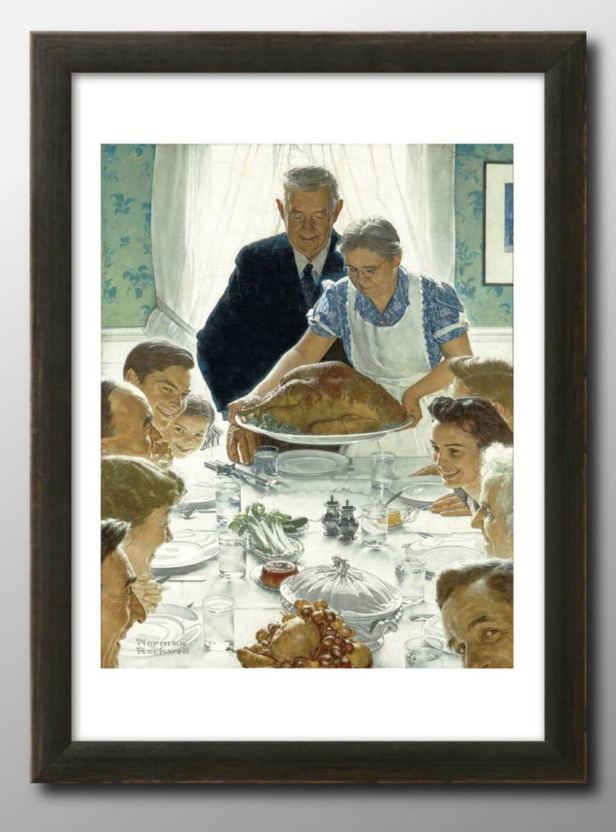 Yahoo!オークション - 15530 送料無料 A3ポスター『ノーマン・ロックウ...