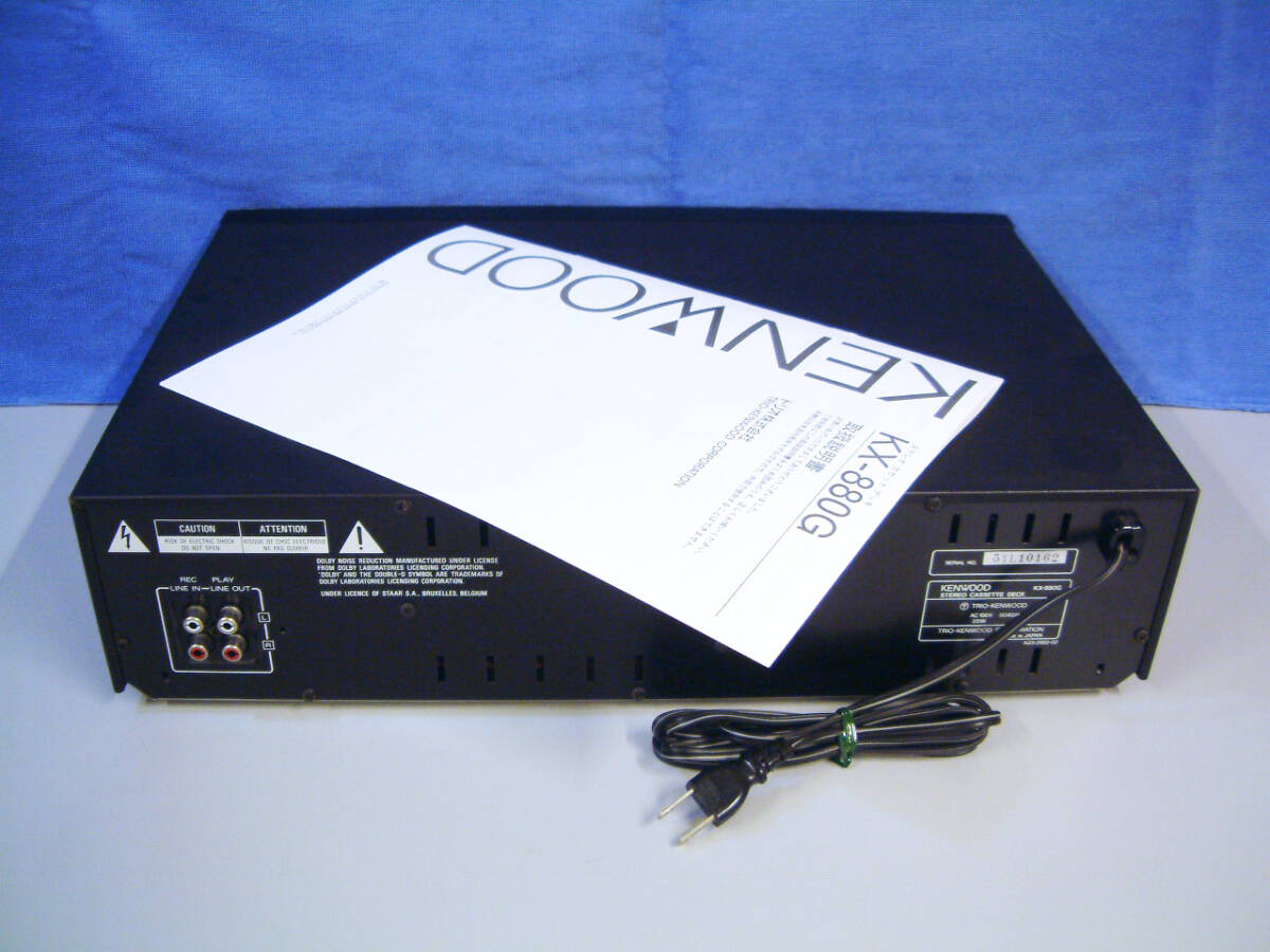 Yahoo!オークション - 【使用僅少ヘッド】KENWOOD KX-880G 高級高音質...