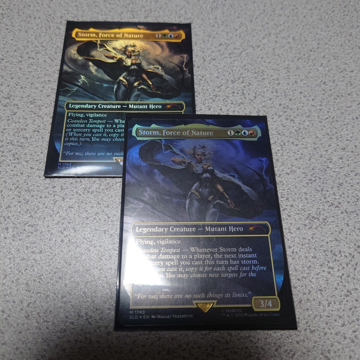 Yahoo!オークション - MTG SLD Storm Force of Nature 英語foil 二枚セ...