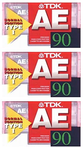 Yahoo!オークション - TDK カセットテープ AE 90分 3本セット AE-90x3F