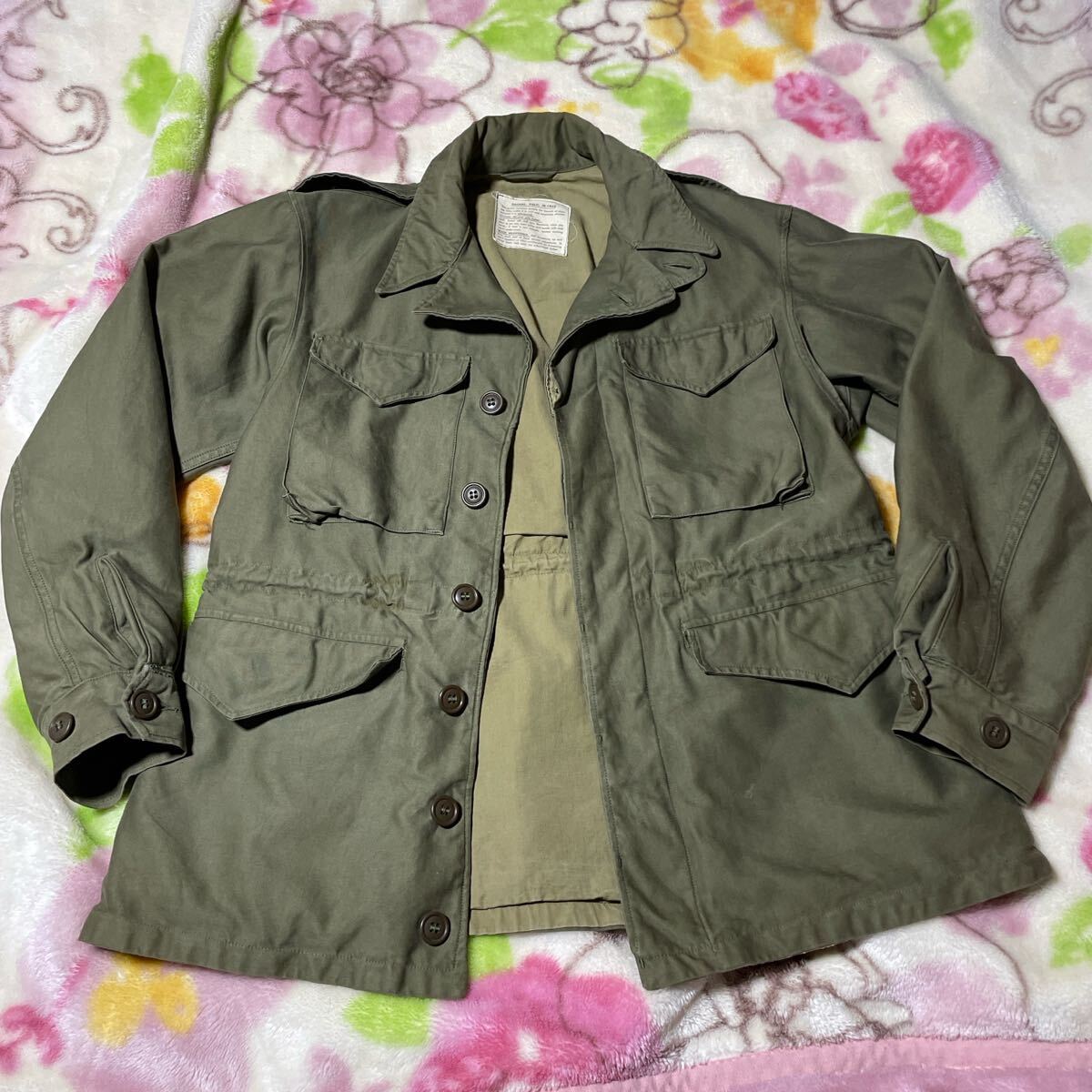 Yahoo!オークション - 実物1944年製usarmy m-1943フィールドジャケット...