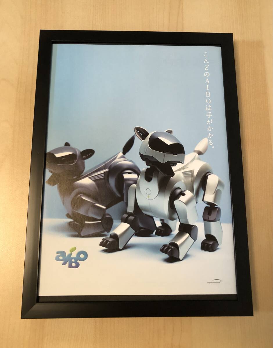 Yahoo!オークション - kj 額装品 アイボ aibo ソニー 貴重広告 写真 A4...