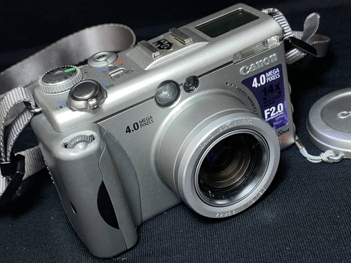 Yahoo!オークション - 27958 Canon PowerShot G3 7.2-28.8mm 1 2.0-...