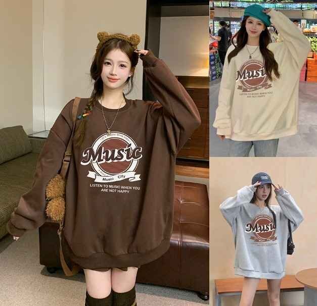 Yahoo!オークション - スウェット トレーナー 長袖トップス レトロ か...