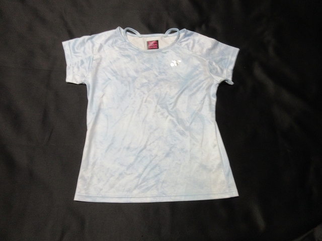 Yahoo!オークション - Y-926 YONEX(ヨネックス) 水色/半袖Tシャツ(L)