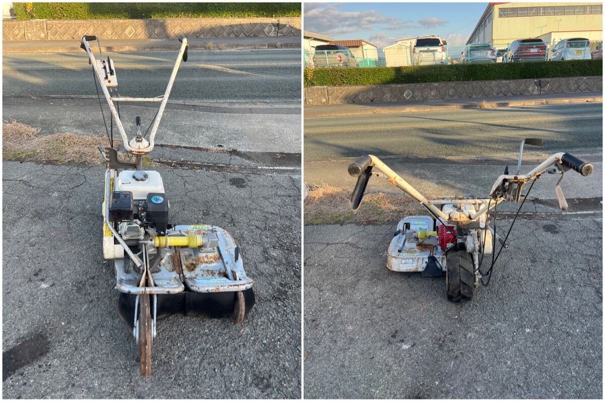 Yahoo!オークション - 即決【12】自走二面あぜ草刈機 オーレック WM606...