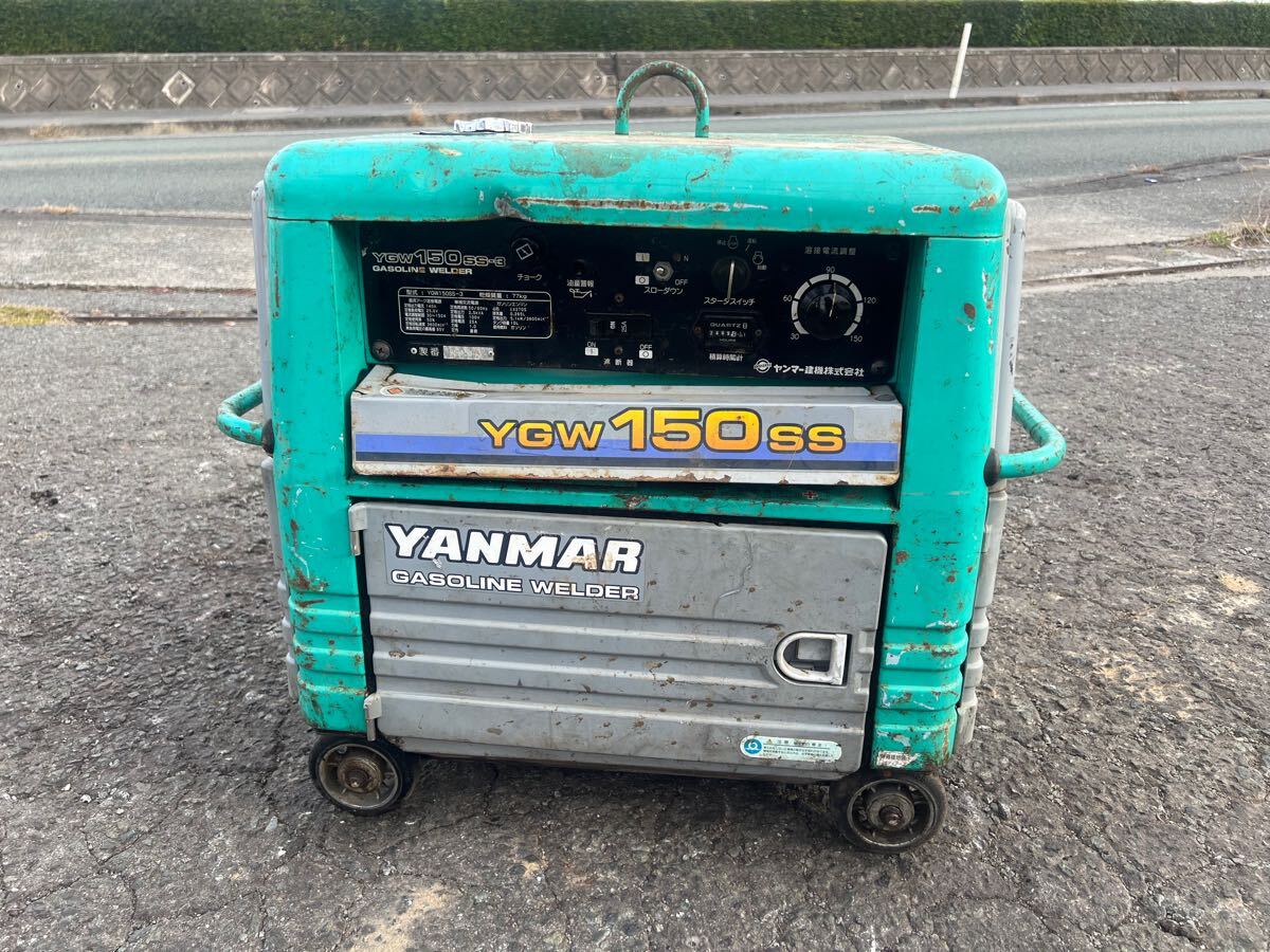 Yahoo!オークション - 【7】溶接・交流電源兼用機 ヤンマー YGW150SS-3...