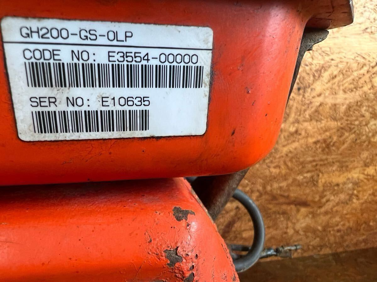 Yahoo!オークション - 【4】25 ガソリンエンジン クボタ GH120-G GH120...