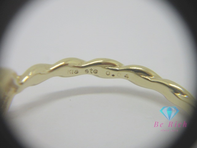 Yahoo!オークション - ete エテ K18 YG ダイヤモンド 0.04ct 付 デザイ...