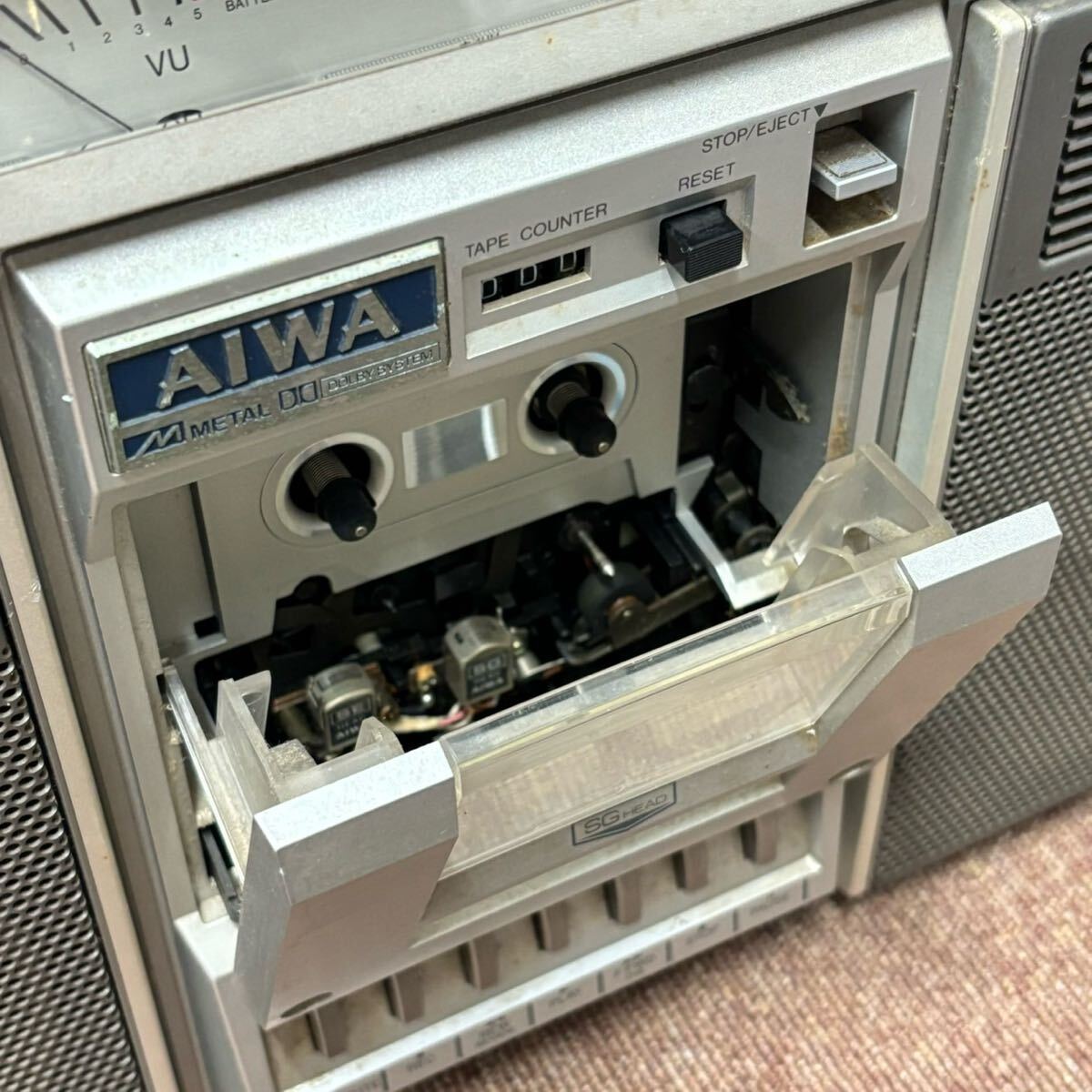 Yahoo!オークション - AIWA アイワ CS-90X ラジカセ ラジオカセット 昭...