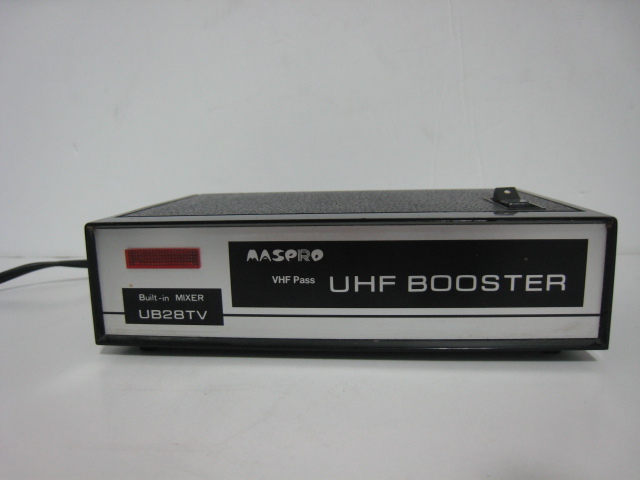 Yahoo!オークション - 【MASPRO】UHF BOOSTER マスプロ UB28TV Built-i...
