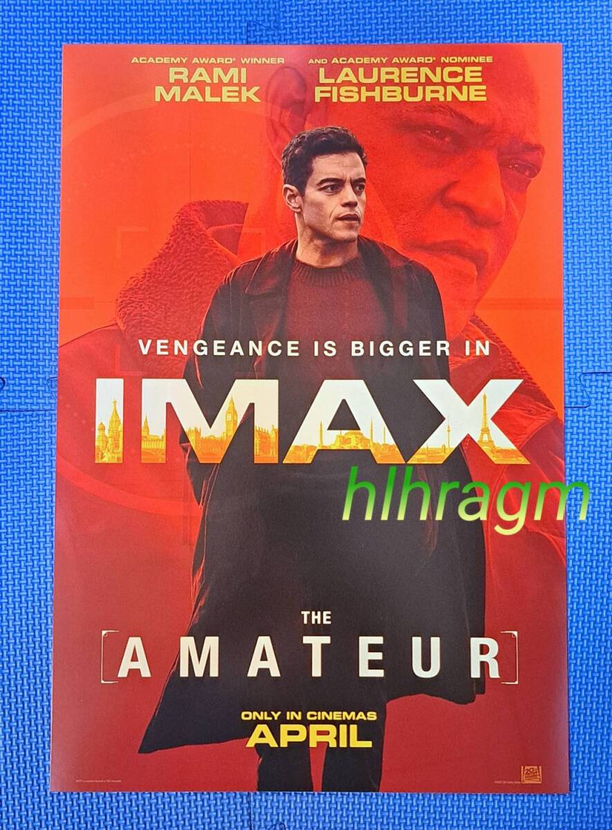 Yahoo!オークション - 映画 アマチュア ラミ・マレック IMAX A3告知ポ...