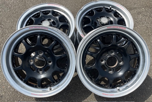 Yahoo!オークション - HART MOTOR SPORTS ET40 14×6JJ PCD100 4穴 ハ...