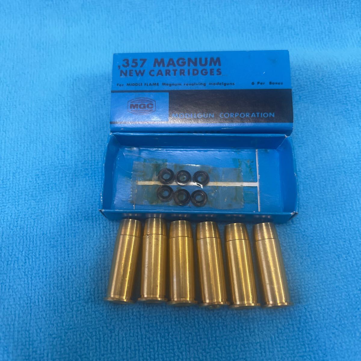 Yahoo!オークション - MGC 357マグナム カートリッジ ローマン パイソ...