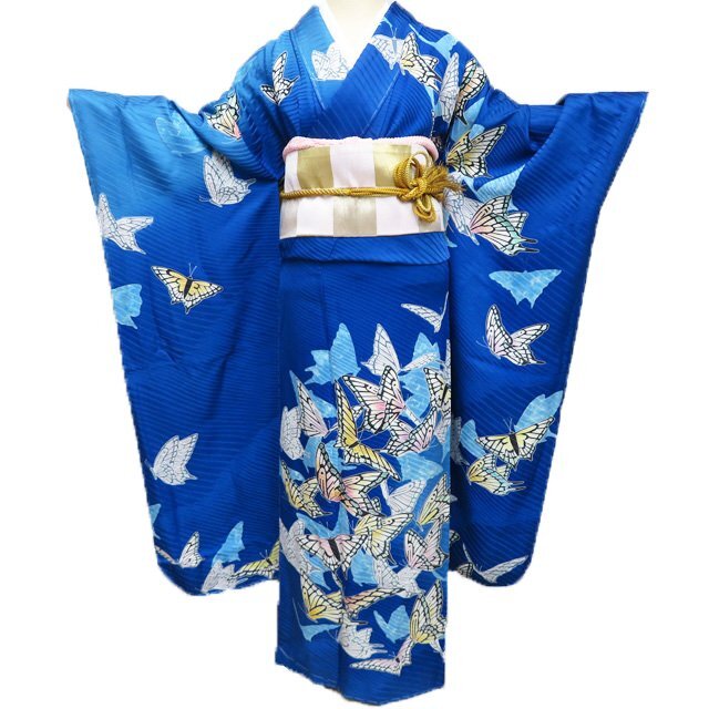 Yahoo!オークション - 特選 振袖 着物 未使用 きものやまと 作家物 落...