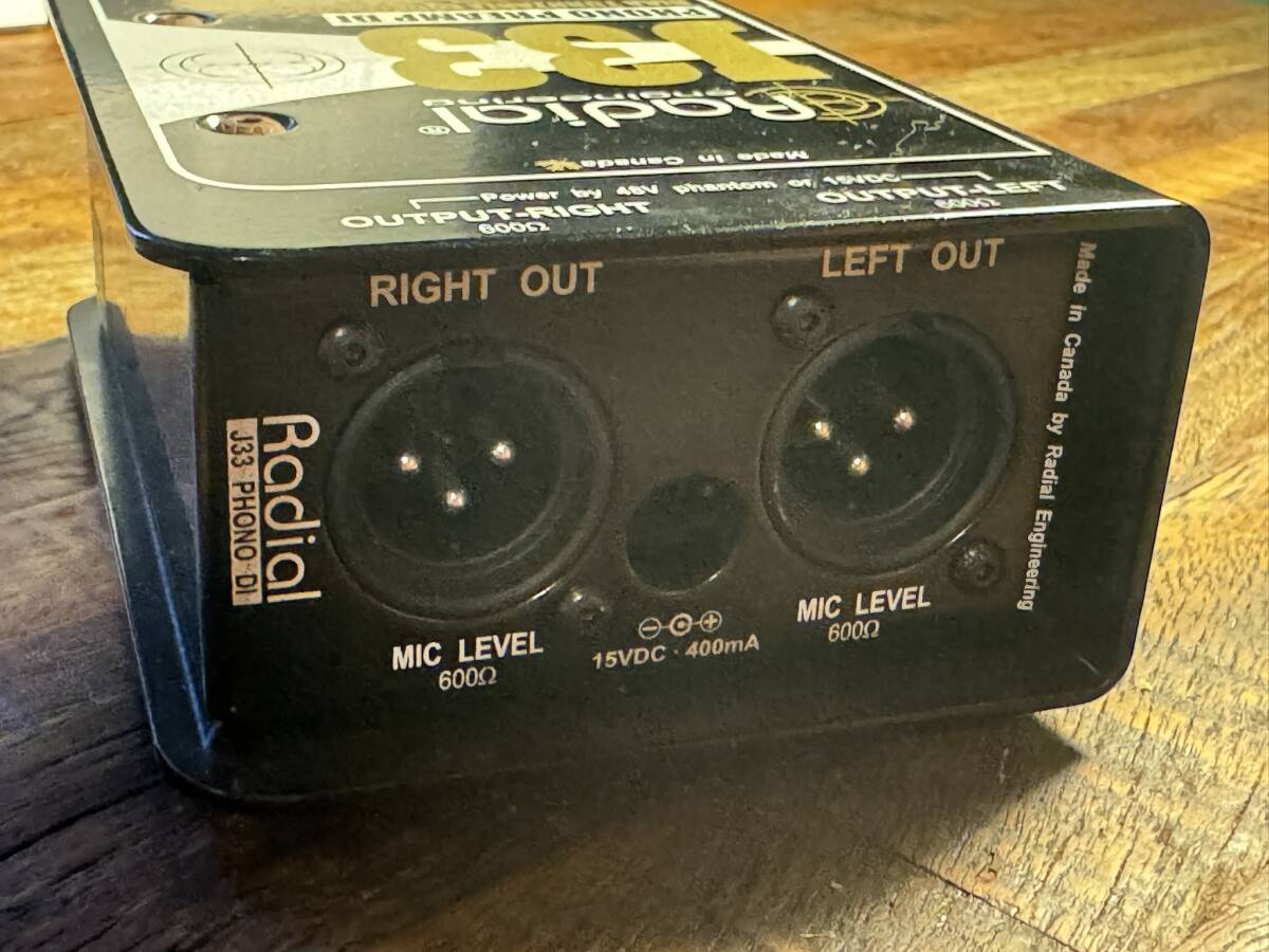 Yahoo!オークション - 【外観美品】Radial J33 フォノイコライザー ラ...