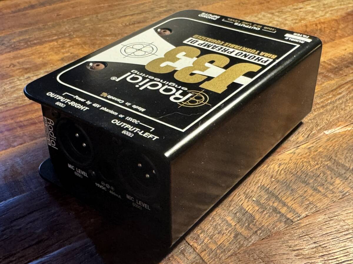 Yahoo!オークション - 【外観美品】Radial J33 フォノイコライザー ラ...