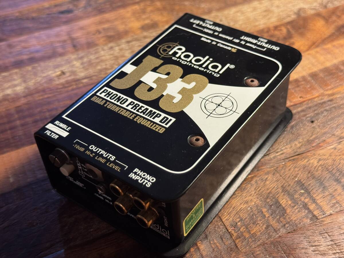 Yahoo!オークション - 【外観美品】Radial J33 フォノイコライザー ラ...