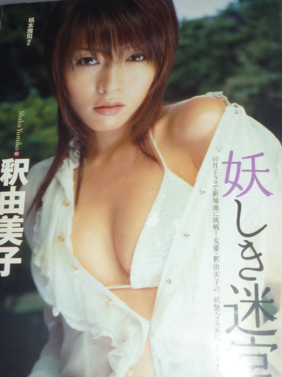 Yahoo!オークション - 《 釈由美子→雑誌切抜 》【Nacl】