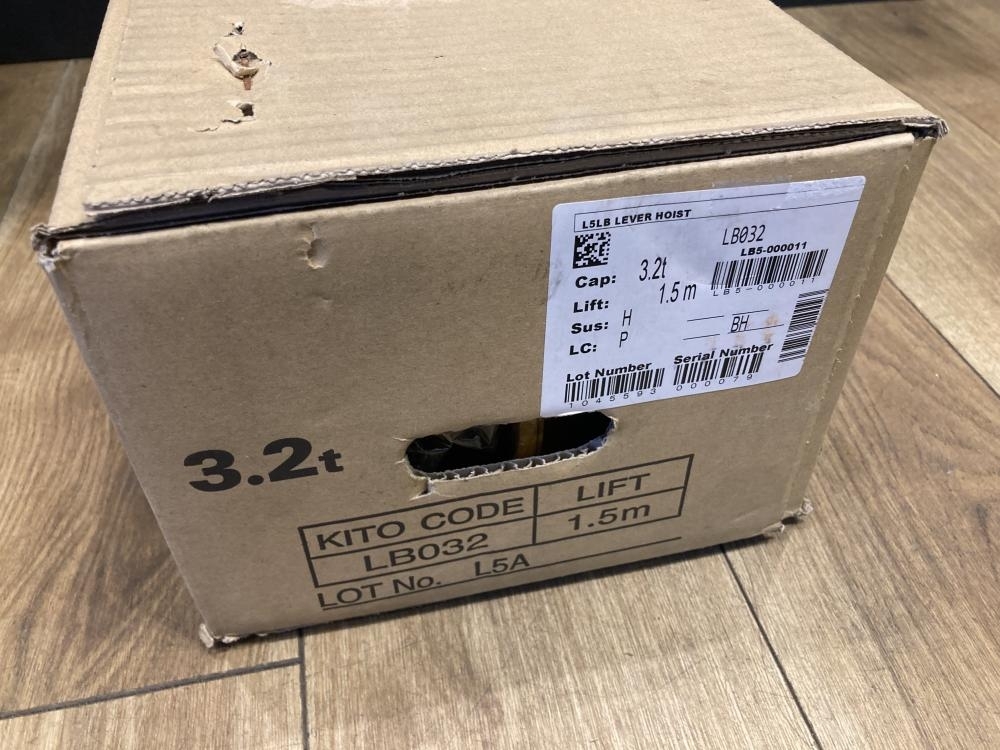 Yahoo!オークション - 008 未開封品・即決価格 KITO レバーブロック LB...