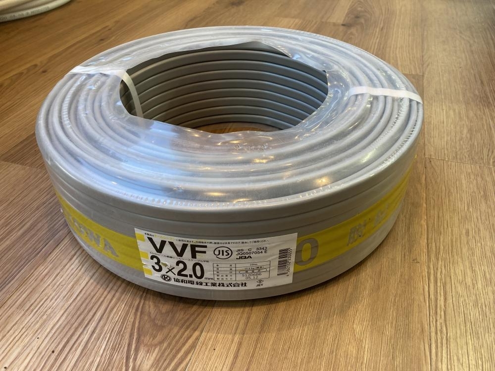 Yahoo!オークション - 025 未使用品・即決価格 協和電線 KYOWA VVFケー...