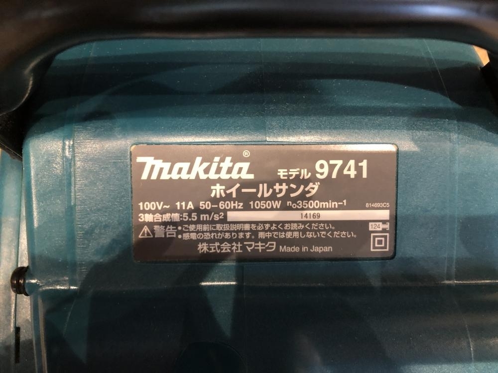 Yahoo!オークション - 024 おすすめ品 マキタ ホイールサンダ 9741