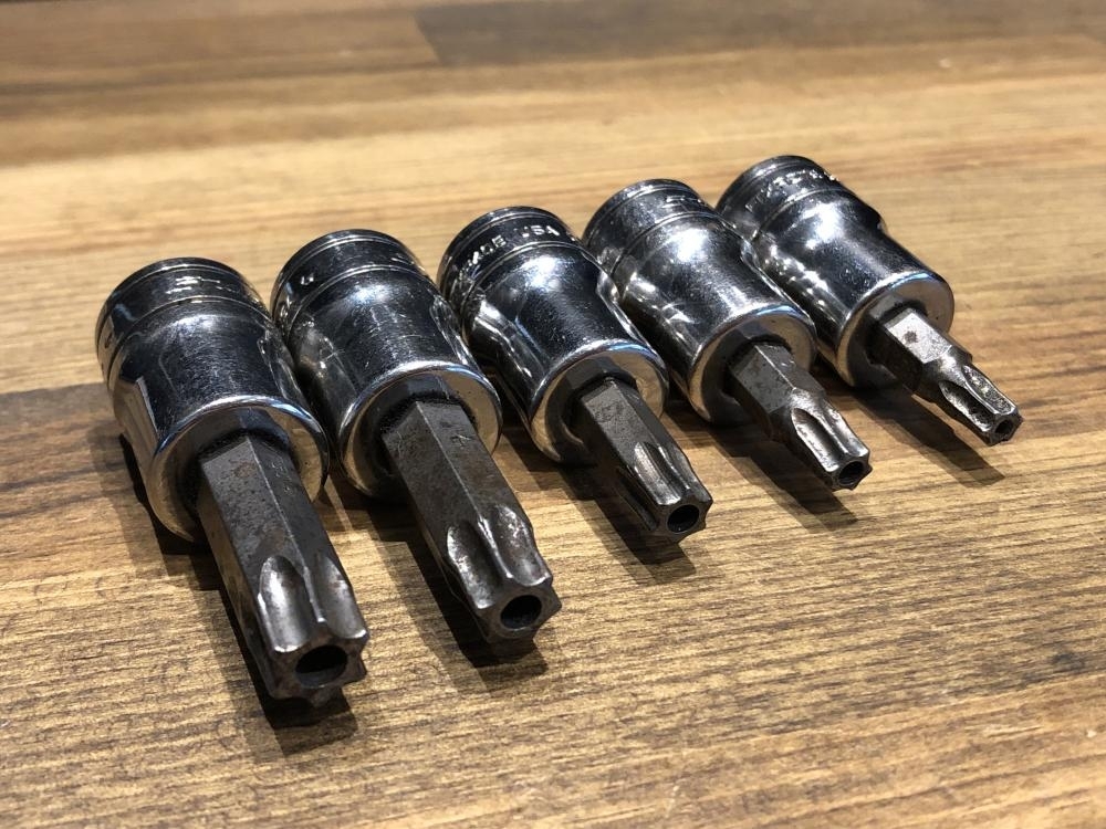024 おすすめ品 スナップオン 3/8トルクスソケット5点セット FTXR27E.30E.40E.45E.50E(ハンドツール、大工道具)｜売買されたオークション情報、yahooの商品情報を ...