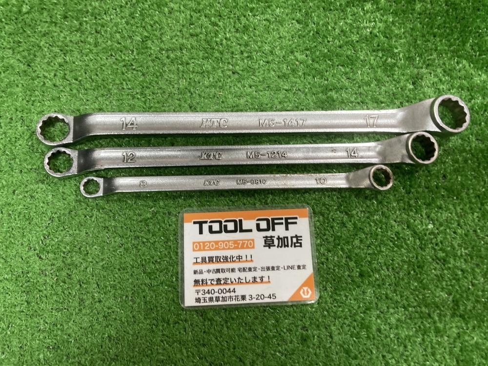 Yahoo!オークション - 006 おすすめ品 KTC メガネレンチ M5-1417・M5-1...