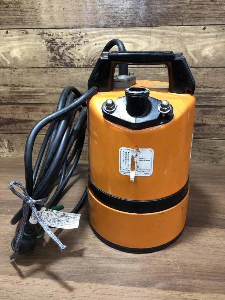 Yahoo!オークション - 011 おすすめ品 ツルミポンプ 低水位用水中ポン...