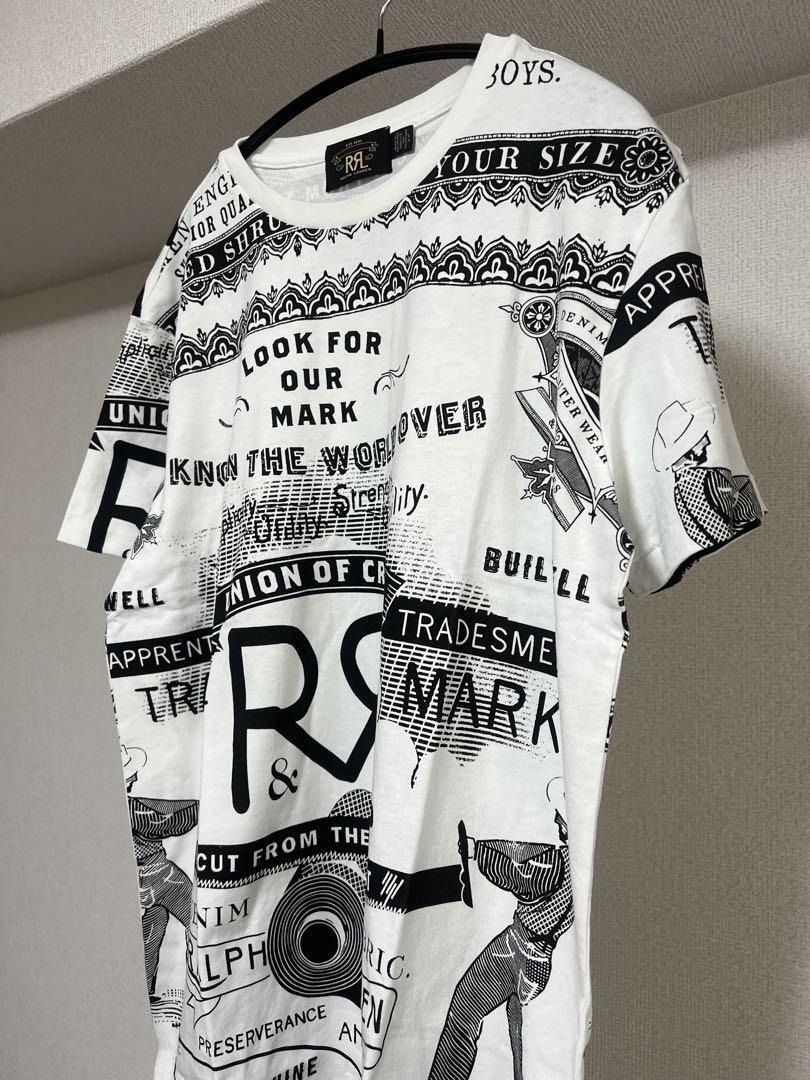 Yahoo!オークション - 【新品】RRL “Two Cowboy T” Lサイズ 総柄 Tシ...