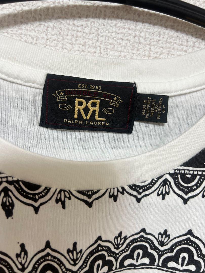 Yahoo!オークション - 【新品】RRL “Two Cowboy T” Lサイズ 総柄 Tシ...