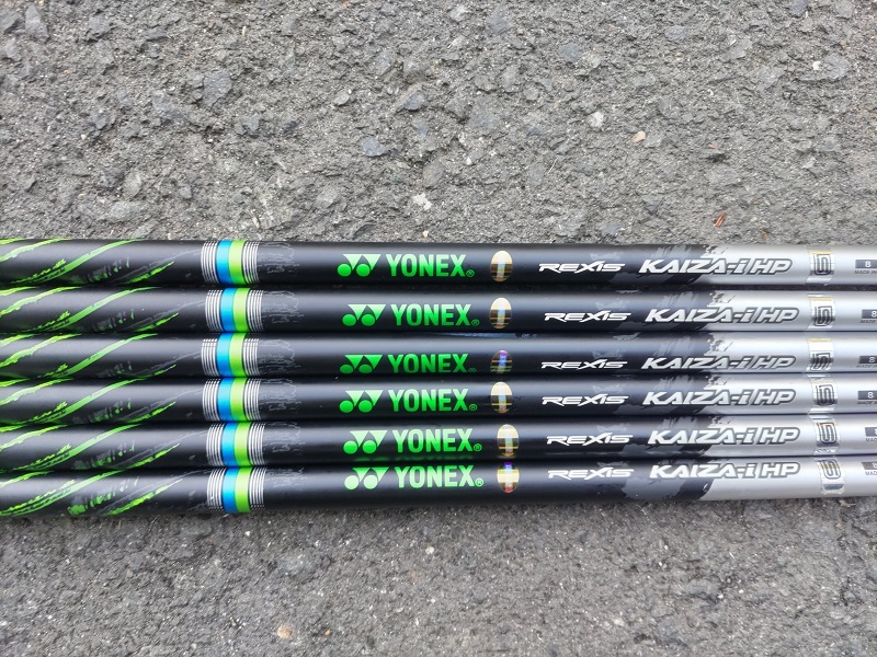 Yahoo!オークション - YONEX REXIS KAIZA-I HP 8 硬さS NO5～PW用 6本