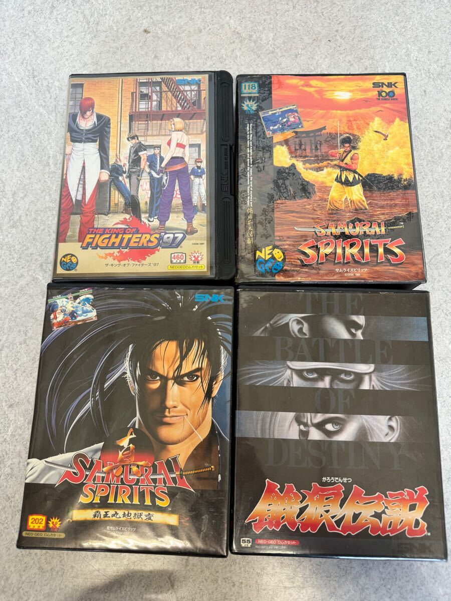 Yahoo!オークション - SNK ネオジオ NEOGEO SNK ROM 10本まとめて 動作...