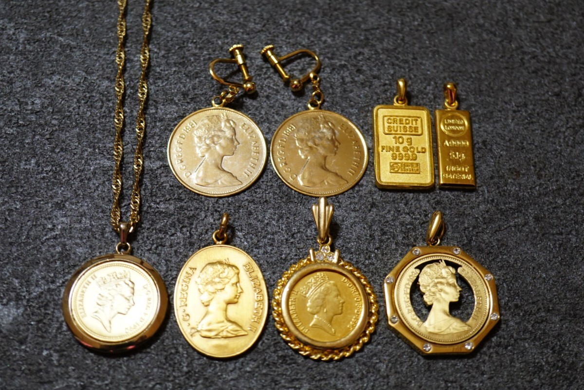 Yahoo!オークション - B2018 コイントップ エリザベスなど レプリカ ネ...