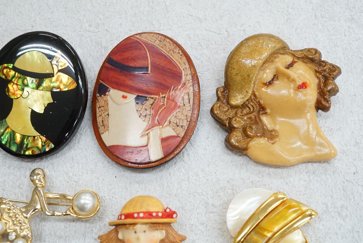 Yahoo!オークション - C686 海外製含む 人像 貴婦人 ピエロなど 13点セ...