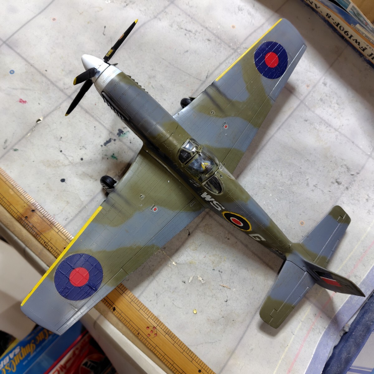 Yahoo!オークション - 1/32 アメリカ陸軍 P51完成品