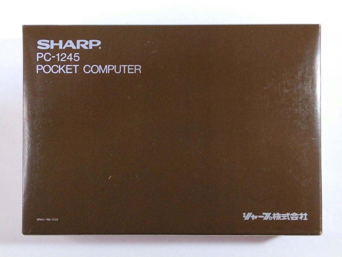 Yahoo!オークション - ポケコン SHARP PC-1245 箱説あり