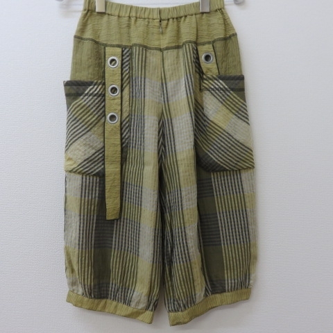 Yahoo!オークション - X541 E-clat エイココンドウ シルク混 ハーフパ...