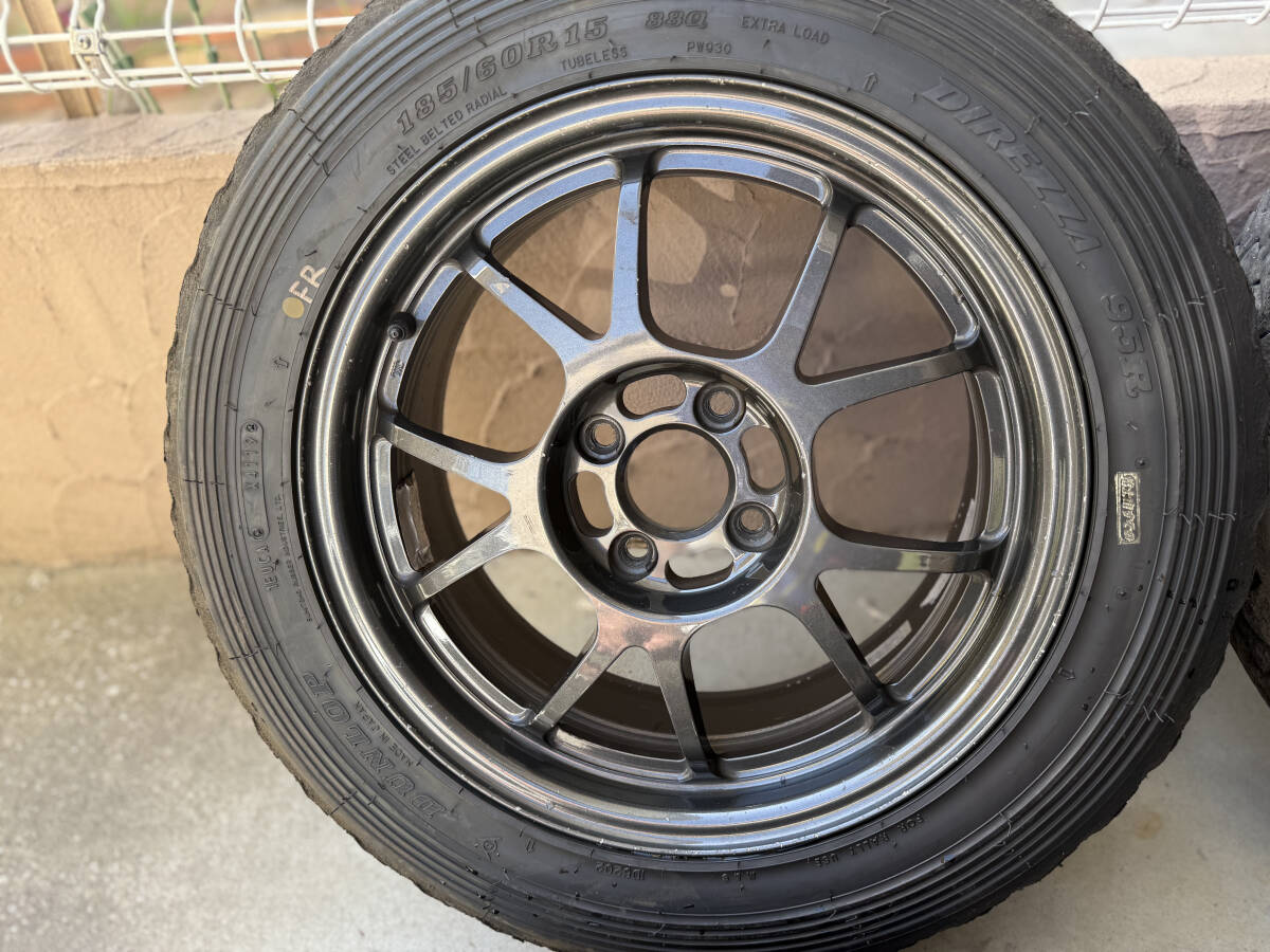 Yahoo!オークション - 1円〜 REVOWIN PS-05 15×6.5+37 185/60R15 ダ...
