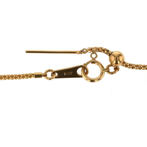 Yahoo!オークション - GSTV K18YG イエローゴールド ネックレス ラズベ...