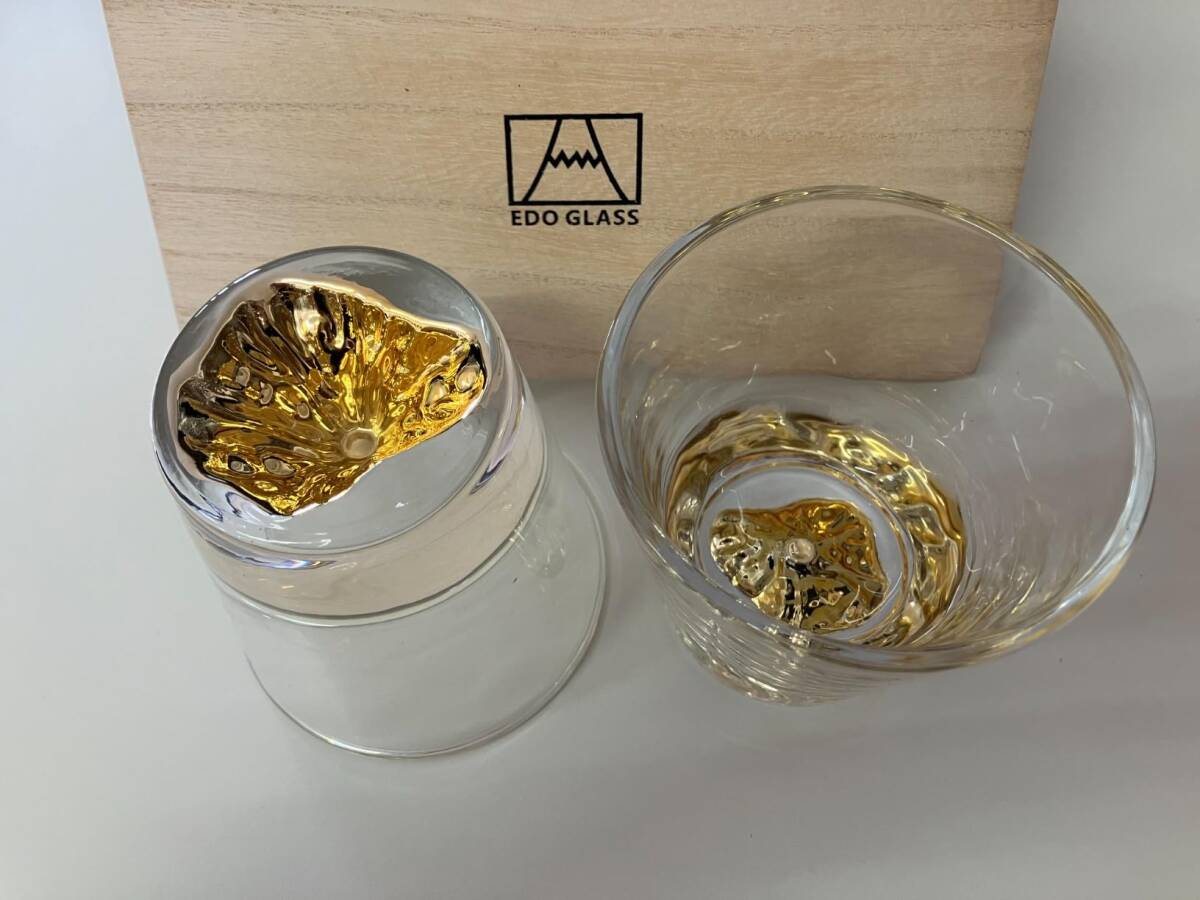 Yahoo!オークション - ウイスキー グラス 富士山グラス 270ml 2個セッ...