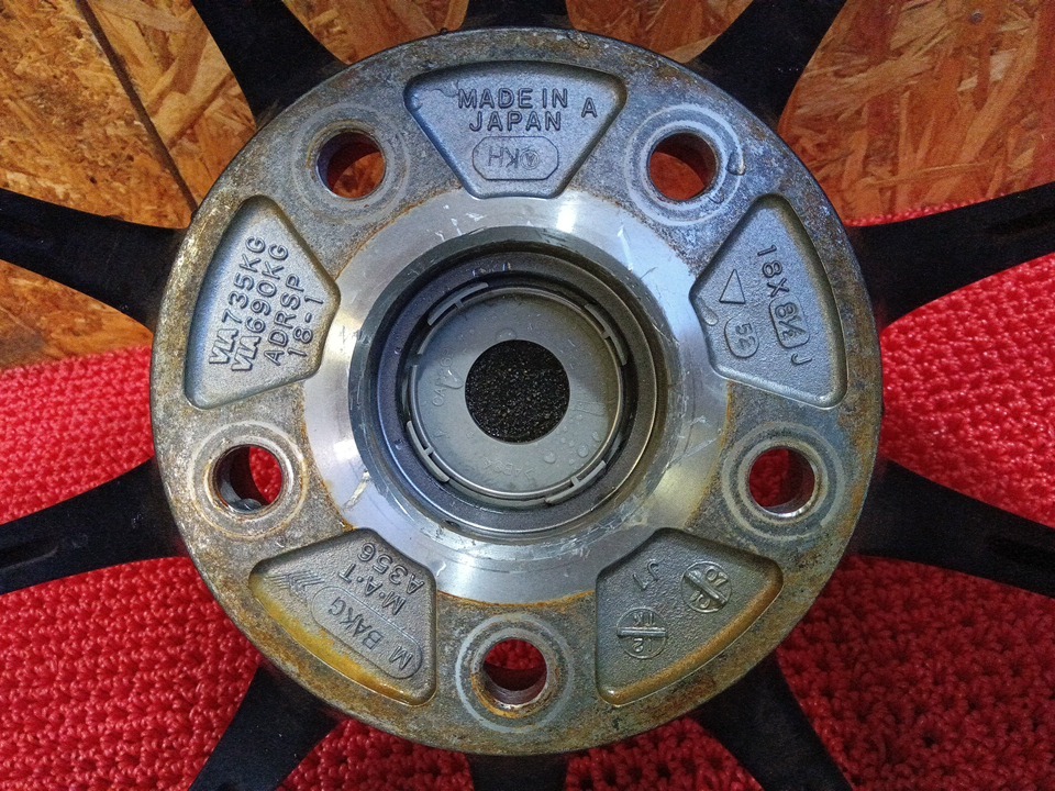 Yahoo!オークション - ヨコハマ ADVAN RACING RS 18インチ 8.5J +52/9....