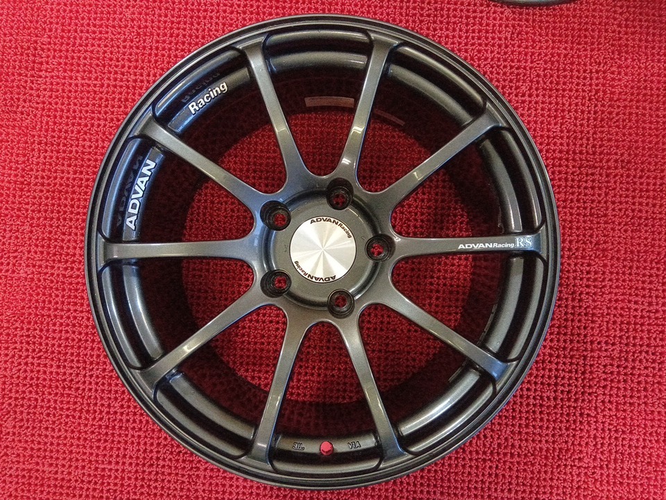 Yahoo!オークション - ヨコハマ ADVAN RACING RS 18インチ 8.5J +52/9....