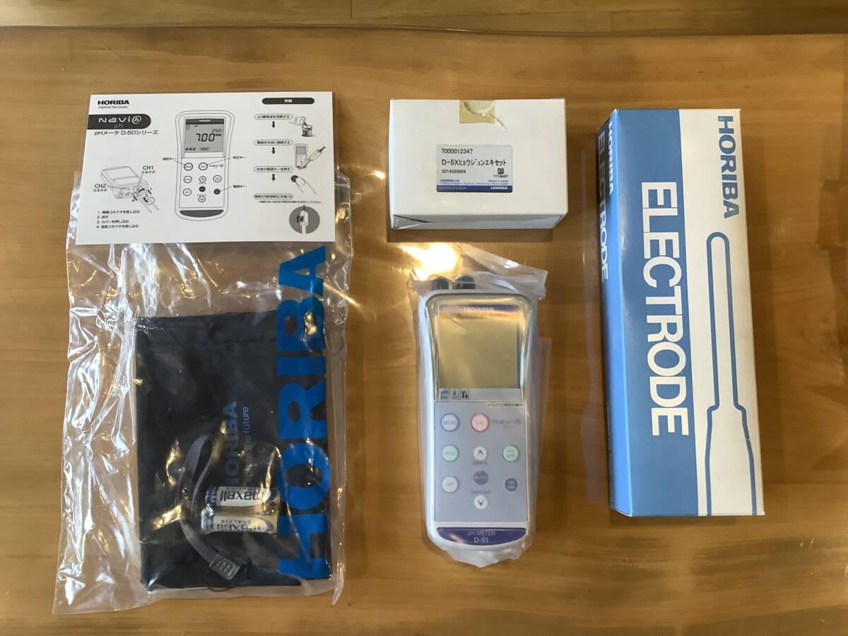 Yahoo!オークション - HORIBA D-51S pH METER pHメーター