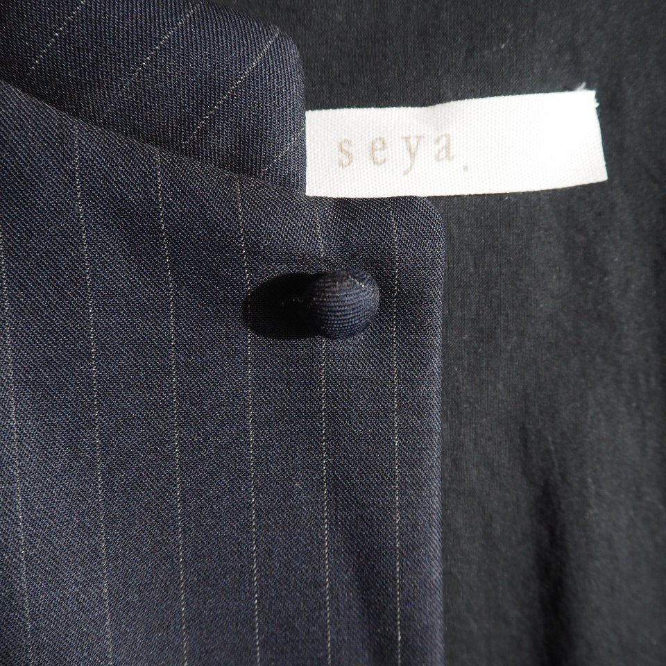 Yahoo!オークション - P7851P seya. セヤ Puffy Nehru blouson Worsted...