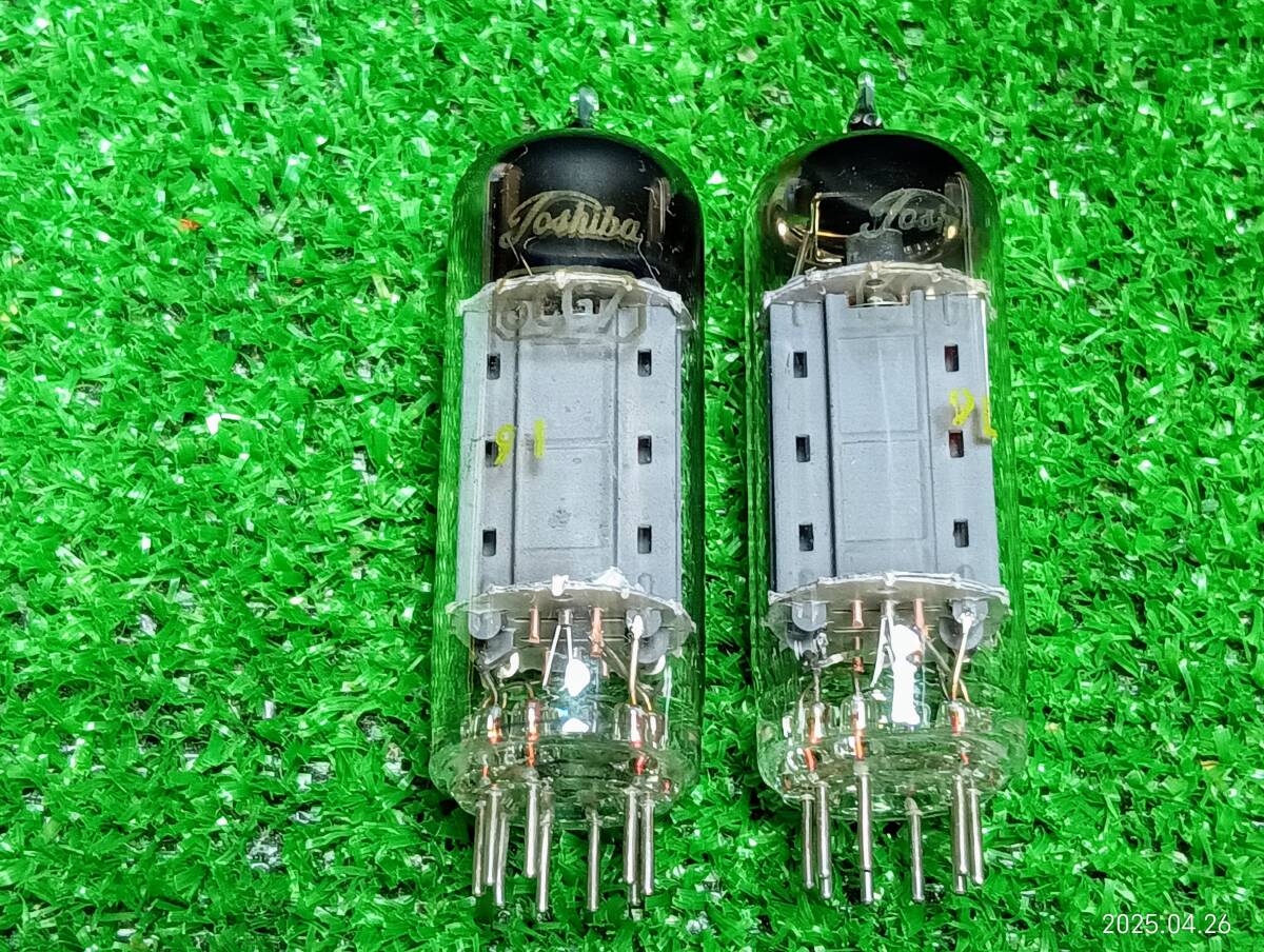 Yahoo!オークション - 6CG7 東芝 試験済2本セット その4 W 2479